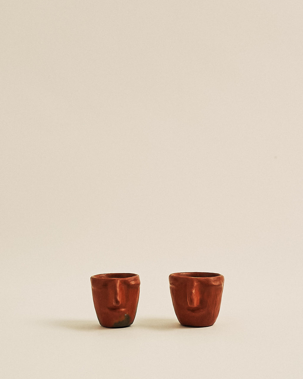 Barro Rojo Cara Aguda Mezcal Cups Set of 2 – Folkways