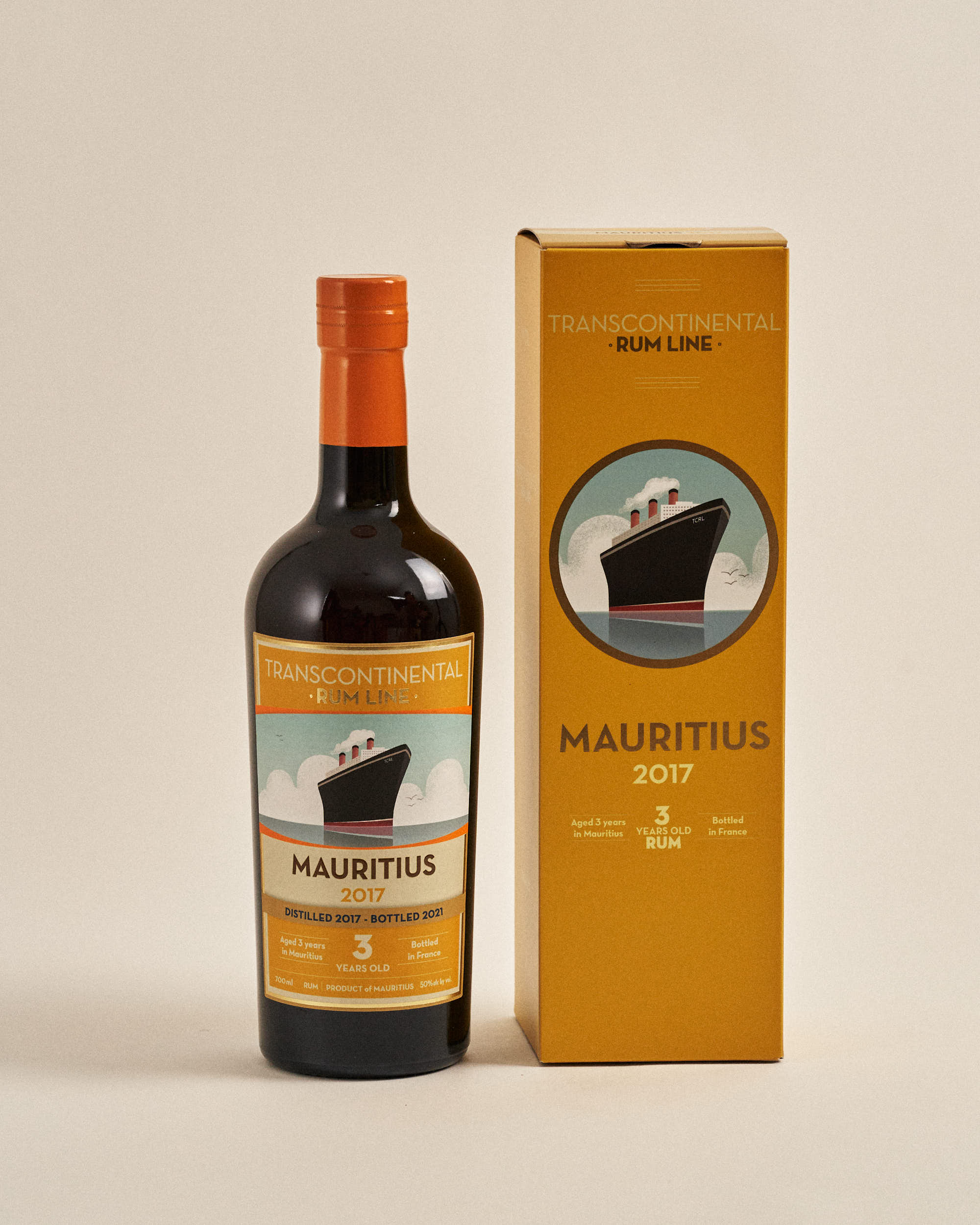 Transcontinental Line 'Mauritius 3 Year' Rum – Folkways