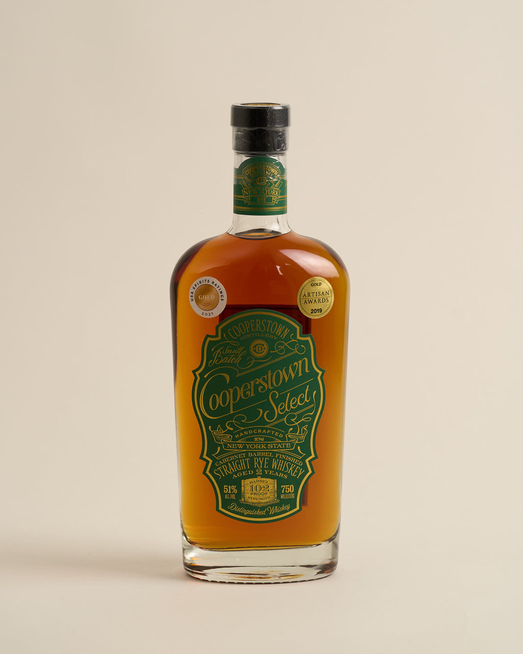 Cooperstown Distillery 'Select 102 Proof' Straight Rye – Folkways