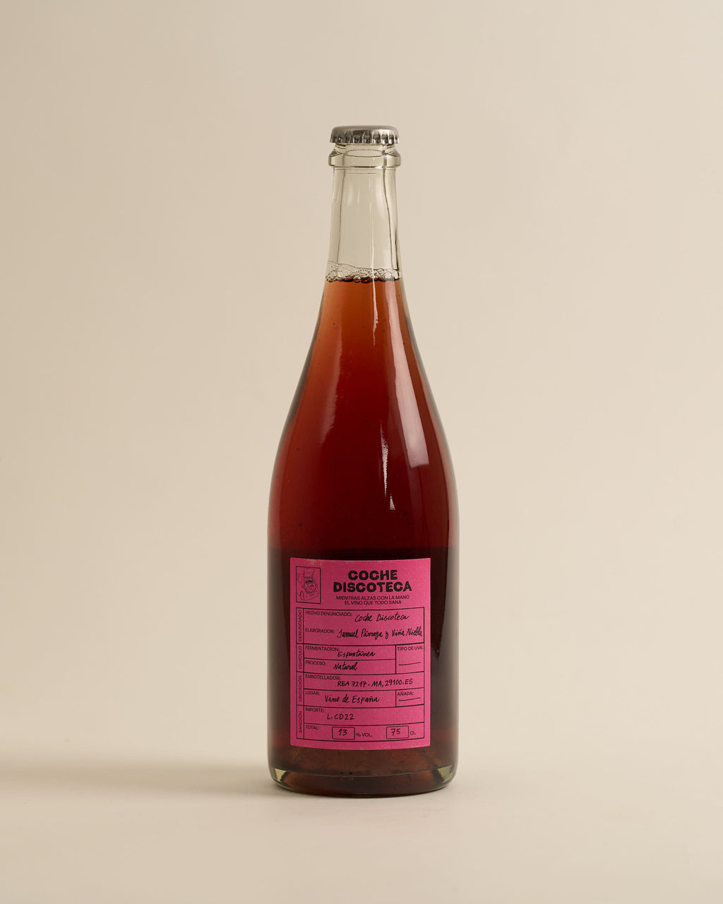 Samuel Párraga ‘Coche Discoteca’ Rosé Pét-Nat NV – Folkways