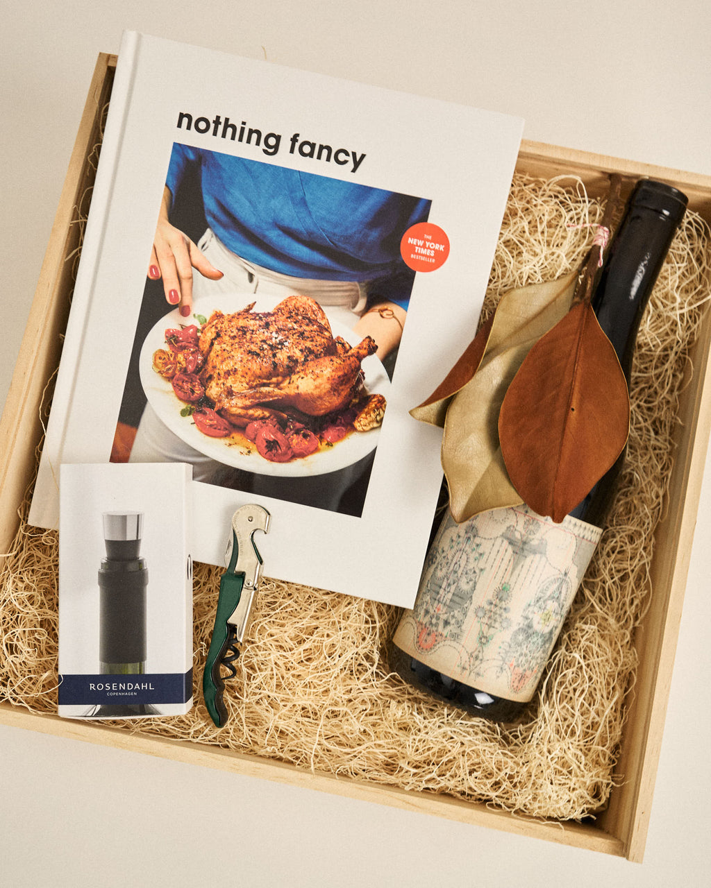 The Host Wine Gift Basket | Perfect Gift Box: Burgundy & Cookbook ...